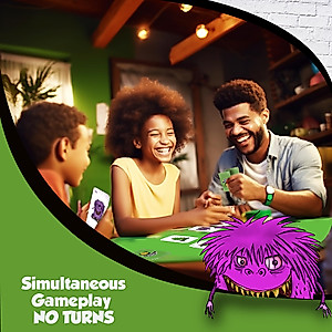 Speedy Monsters Kids Card Games, 2 Fun, Fast-paced Card Games for Kids 8-12. Easy to Learn. No Reading Required- Kid Card Games ages 4-8. Kids Games and Family Game Night Friendly |2-6 Players