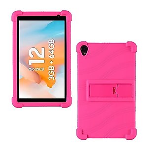 ORANXIN Case for Blackview Tab 5 - Soft Silicone Shockproof Adjustable Stand Rubber Shell Protective Cover for Blackview Tab 5 Tablet 8 inch