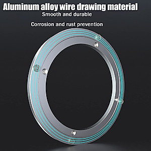 8-28 Inch Aluminium Lazy Susan Turntable Bearing Round Table Swivel Base Rotating Bearing Turntable 360 Degree Rotating For Dining Table TV Computer Monitor