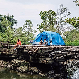 Columbia Tent - Dome Tent | Easy Setup 6 Person Camping Tent with Rainfly for Outdoors | Best Camp Tent for Hiking, Backpacking, & Family Camping