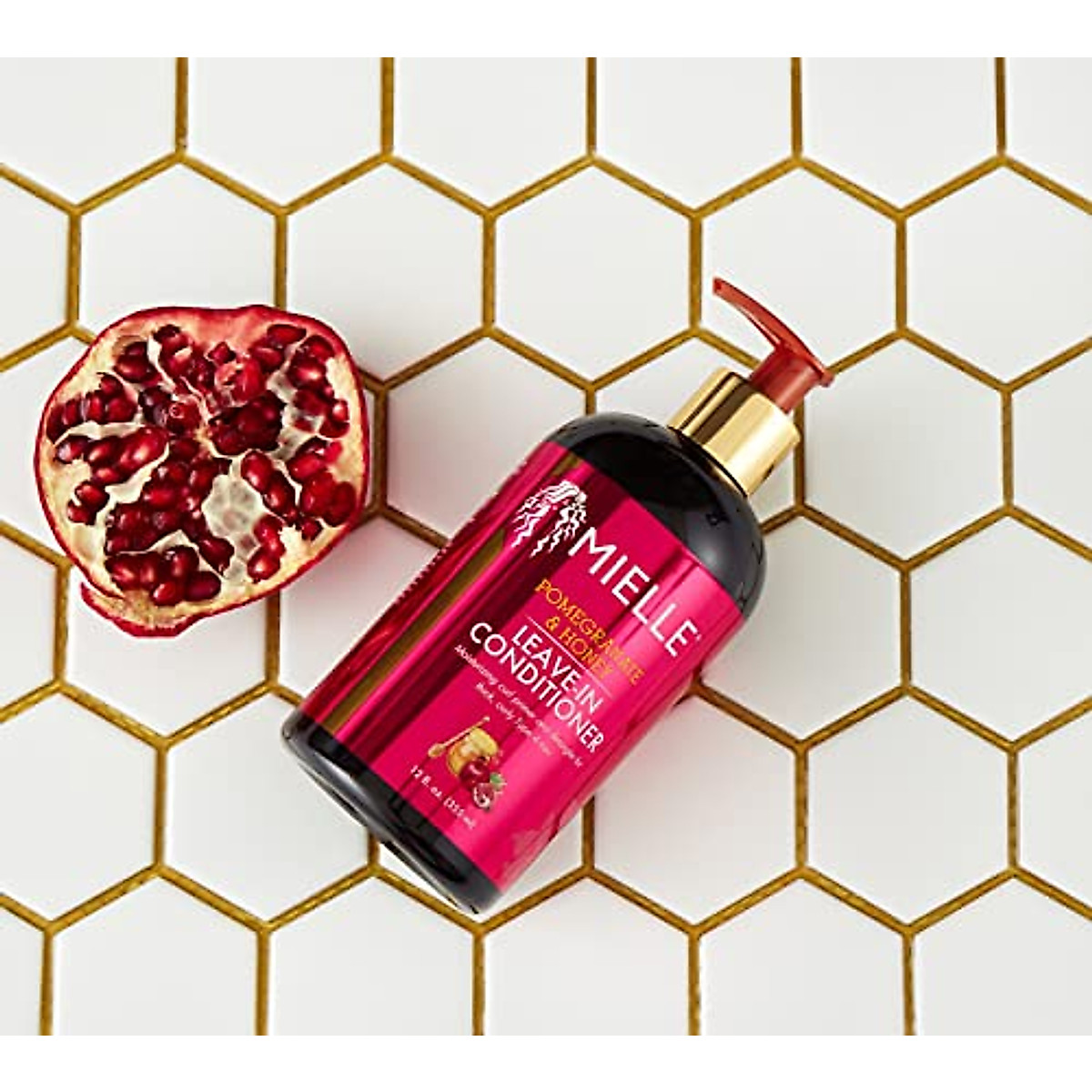 Mielle Organics Pomegranate & Honey Leave-In Conditioner + Honey Curl Smoothie Bundle