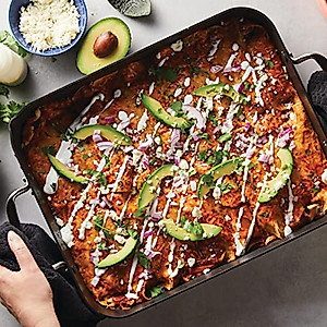 KitchenAid Hard Anodized Roasting Pan/Roaster with Removable Rack, 13 Inch x 15.75 Inch, Matte Black