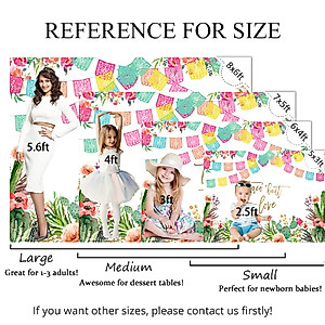 Mocsicka Taco Bout Love Backdrop Mexican Fiesta Theme Bridal Shower Party Decoration Bachelorette Wedding Engagement Photo Background (7x5ft (82x60 inch))