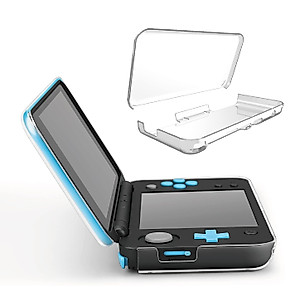 VSEER New 2DS XL Case - Crystal Transparent Hard Shell Protective Case Cover Skin Ultra Clear Anti-Scratch Accessory Compatible with New 2017 2DS XL LL