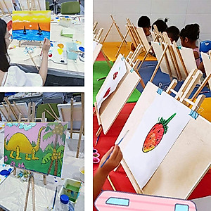 16 inch Tabletop Display Artist Easel Stand, Art Craft Painting Easel, Wooden Easel Apply to Kids Artist Adults Students Classroom Etc.