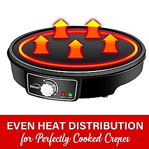 Brentwood TS-602BK Electric Griddle, standard, Black