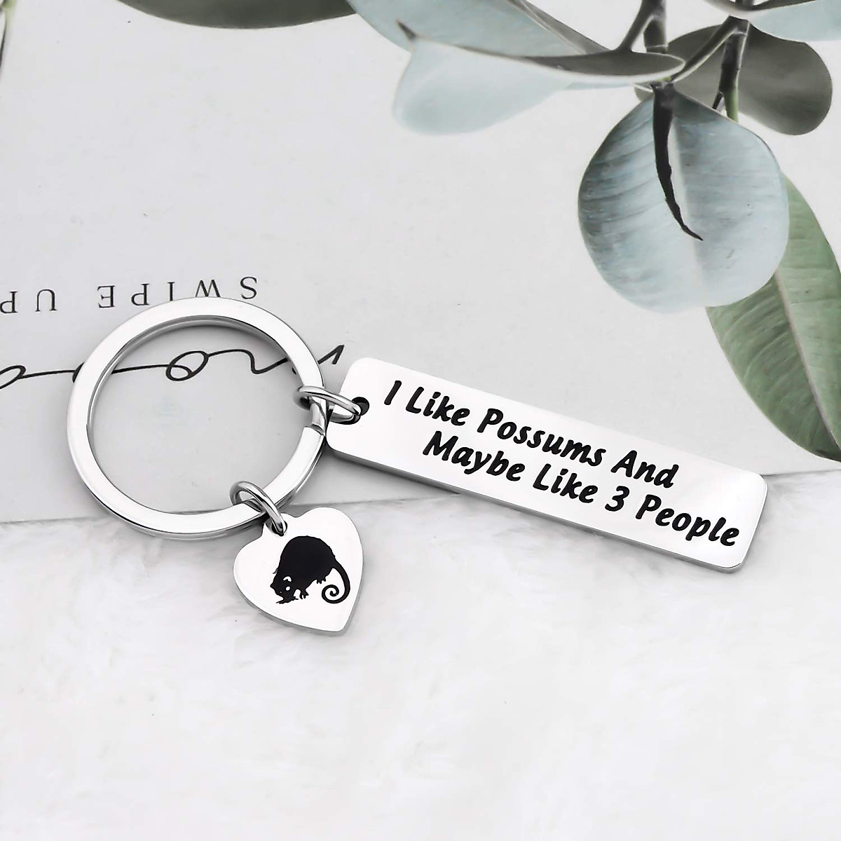 MYOSPARK Opossum Lover Gift I Like Possums And Maybe Like 3 People Opossum Animal Jewelry Opossum Mom Gift (Possums KC)