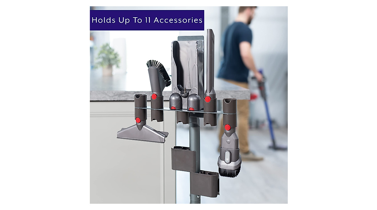 Dyson Vacuum Floor Stand for V6-V15 | Organize & Charge Easily