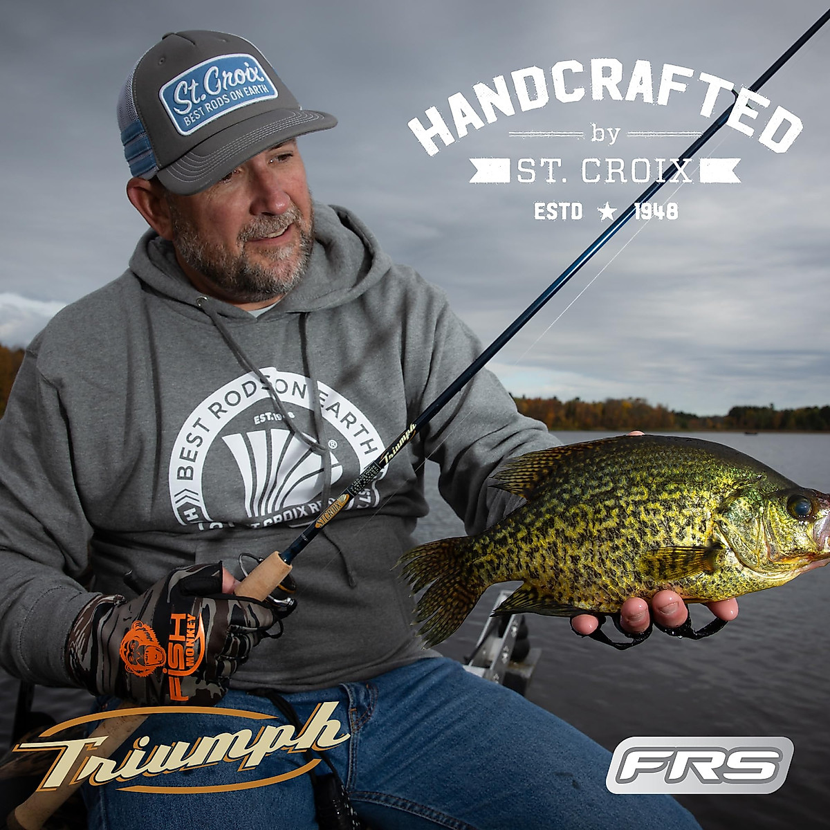 St. Croix Rods Triumph Spinning Rod, 6'0", MF