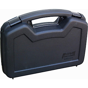 MTM 805-40 Single Pistol Handgun Case up to 4" Revolver Barrel, Black, 10.1"x8.0"x3.2"