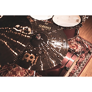 Meinl 20" Ride Cymbal - Classics Custom Dark - Made in Germany, 2-YEAR WARRANTY (CC20DAR)