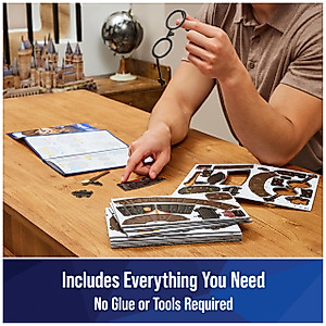 4D Build, Harry Potter Character 3D Puzzle Model Kit 87 Pcs, Harry Potter Gifts Desk Decor, Building Toys, 3D Puzzles for Adults & Teens 12+