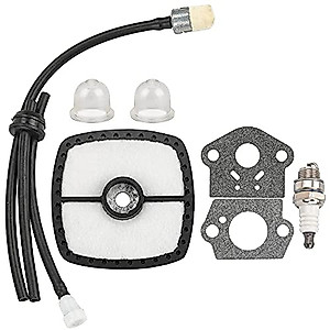 Hipa A226001410 Air Filter SRM225 for ECHO SRM210 GT200R GT225 SRM2100 PB250 PB250LN PB251 SRM230 PE200 HC150 Trimmer 90152Y Tune Up Kit Fuel Line Primer Bulb