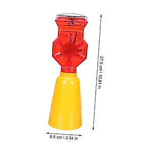 4pcs Signal Light Traffic Flashing Light Solar Warning Strobe Car Beacon Light Solar Strobe Light Warning Light Emergency Strobe Light Car Emergency Light Solar Beacon