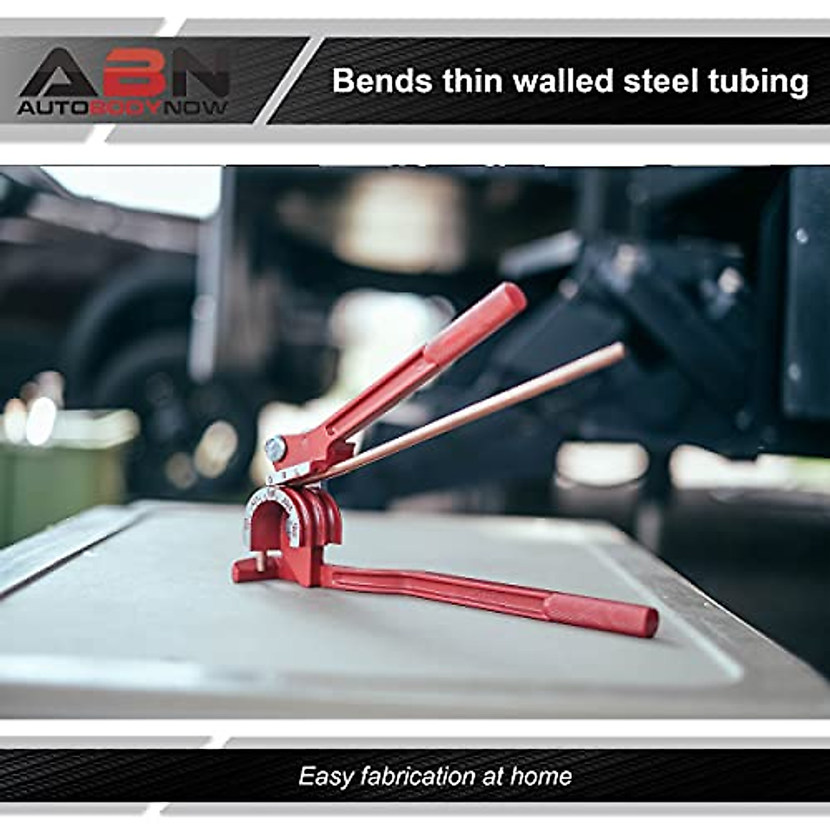 ABN Brake Line Bender - 180 Degree Handheld Tubing Bender for 1/4in, 5/16in, and 3/8in Brake Line Bending Tool