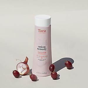 Tara Onion Remedy Rejuvenating Conditioner. Cruelty-Free: Thicken, Strengthen, and Lengthen with hydrolyzed keratin and collagen. Free from Parabens, Sulfates and Mineral Oils (8.4 Fl Oz)