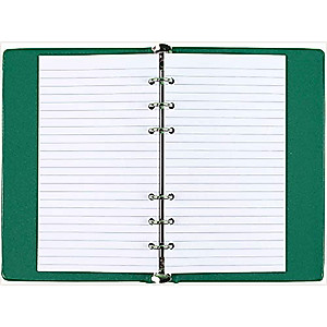 Mead 5" x 3" Memo Book, 6-Ring with Narrow Ruled Paper, Assorted Colors (46000)