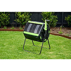 MAZE 48 Gallon Geared Two Compartment Compost Tumbler