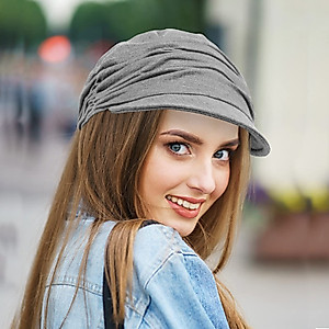 ColorSun Fashion Hat Cap with Brim Visor for Woman Ladies, Best for Daily Use