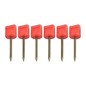 SHARROW 12/24 Pack Target Face Pins for Holding Target Face/Paper on EVA Foam or Grass Target Accessories Archery (24 Pack)