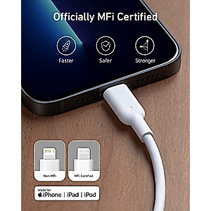 Anker USB C Charger 20W with 3ft USB-C to Lightning Cable, 511 Charger (Nano Pro), PD Durable Compact Fast Charger, for iPhone 14/14 Plus/14 Pro/14 Pro Max/13, Galaxy, iPad/iPad Mini