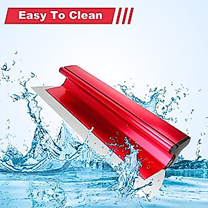 ZHUITU Drywall Skimming Blade Set 16" Blades x2 + 24" Blades x2 + Semi-Circular Blade + 37"-67" Extension Handle + Holder Pro-Grade Stainless Steel Sturdy and Durable