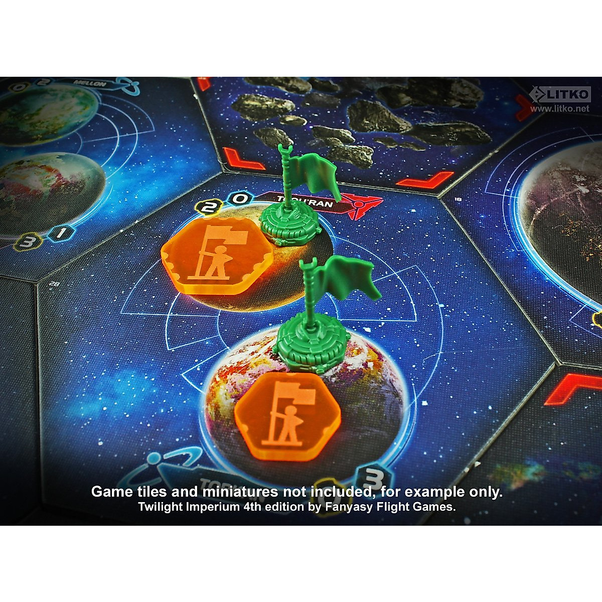 LITKO Resource Token Set | Compatible with Twilight Imperium 4th Edition (Infantry)