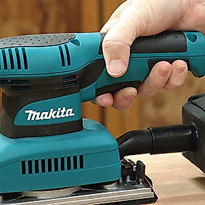 Makita Sheet Finishing Sander, 1/3 In, 1.7 A, Teal (BO3710)