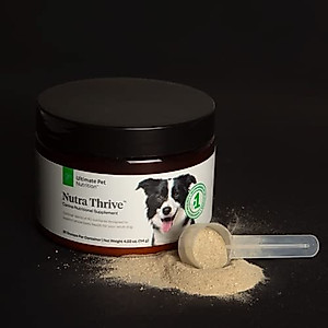 ULTIMATE PET NUTRITION Nutra Thrive™ Canine 40 in 1 Nutritional Supplement for Dogs, Powder Supplement for Dogs, Digestion and Immune Support 30 Servings