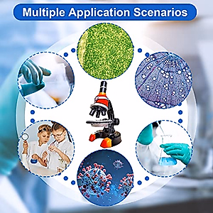 Microscope Kit for Kids 8-12,Ideal Science Experiment Toys for Boy Girl.Student Educational STEM Project,1250x Beginner Microscope,7X Magnifier Set to Child Activities.Gift Package for Age 8 9 10 11