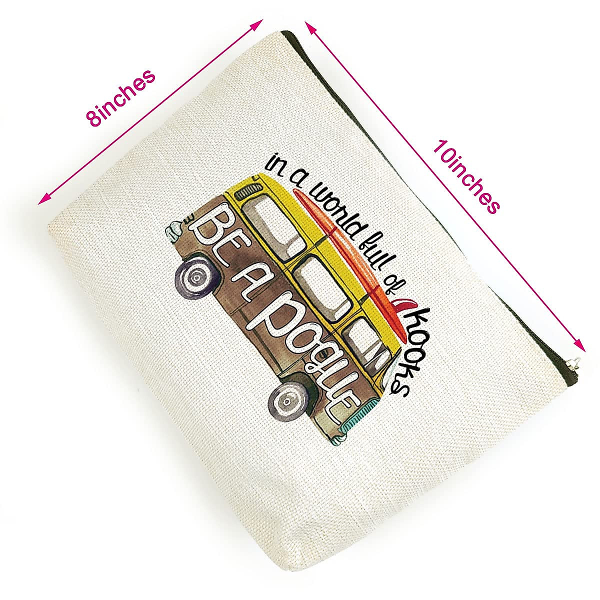 LANBAIHE Pogue Life Merchandise - In A World Full Of Kooks Be A Pogue Zipper Pouch Makeup Bag for Fans (Be A Pogue Makeup bag)