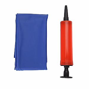 Sonew Professional Air Inflatable Potty Blue Seat Cushion Portative Chair Cushion Foldable Back Cushion