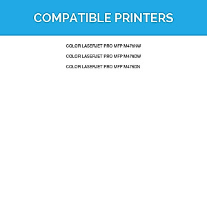 LD Products Remanufactured Toner Cartridge Replacements for HP 312A / HP 312X High Yield (CF380X Black, CF381A Cyan, CF383A Magenta, CF382A Yellow, 4-Pack)