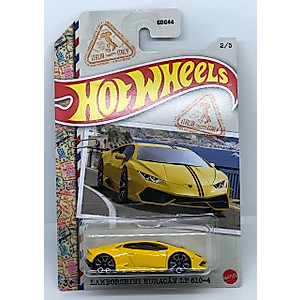 Hot Wheels 2022 - Lamborghini Huracan LP 610-4 - Yellow - World Class Racers 2/5