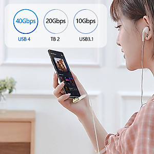 SHEEAST USB C Magnetic Adapter 90 Degree 2Pack 40Gbps Magnetic USB C Adapter with USB4 8K 60Hz 140w Fast Charging for MacBook Pro and Most USB Type C Devices