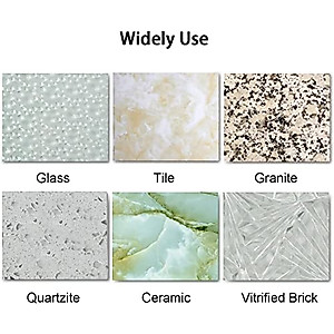 LepoHome 10 PCS Hollow Core Drill Bit Set for Ceramic, Glass, Porcelain Tile Diamond Hole Saw Tile Set Glass Drill Bit, 1/4 to 1-1/5 Inch