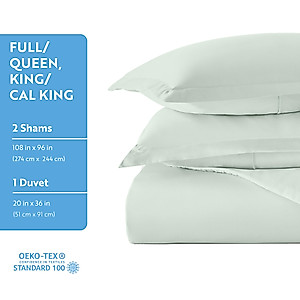 Linen Market Premium Ultra Soft 3 Piece Duvet Cover Set Full/Queen Mint