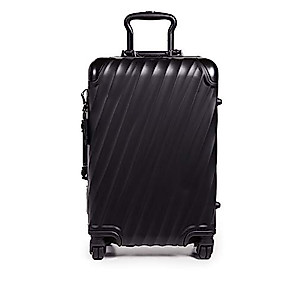 TUMI 19 Degree Aluminum International Carry On Suitcase, Matte Black, One Size