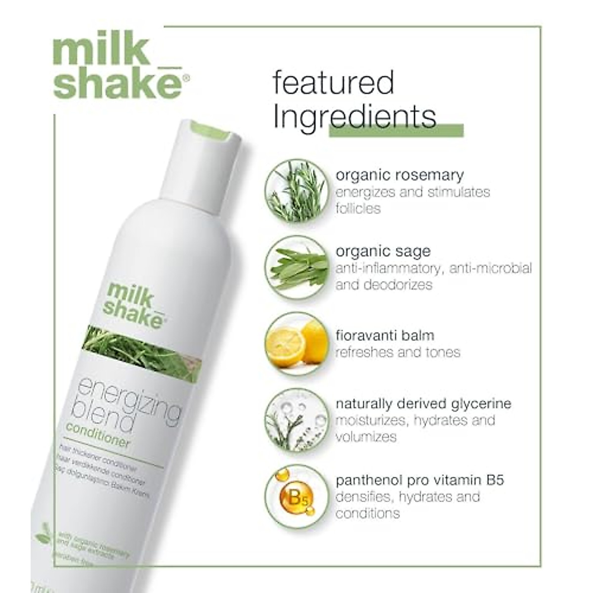 milk_shake Energizing Blend Conditioner, 10.1 Fl Oz