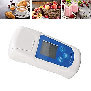 0-55% Brix Meter, Digital Brix Refractometer, 0‑55% Digital Brix Refractometer High Accuracy Brix Tester Meter for Fruit Juice Beverage Drinks Sugar Content Measuring