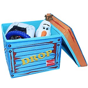 Skywin Fabric LootBox Small - 10”x10”x10” Stackable and Foldable Supply Box - Durable Box for Gamers, Fun Bright Colors