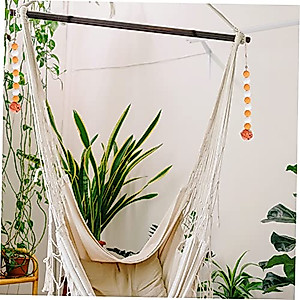 FUNOMOCYA 2pcs Pumpkin Bells Beaded Fringe Trim Halloween Decor Halloween Wreath Fall Beads Garland Home Décor Halloween Bead Garland Wooden Bead Garland Halloween Beaded Garland Decor Tray