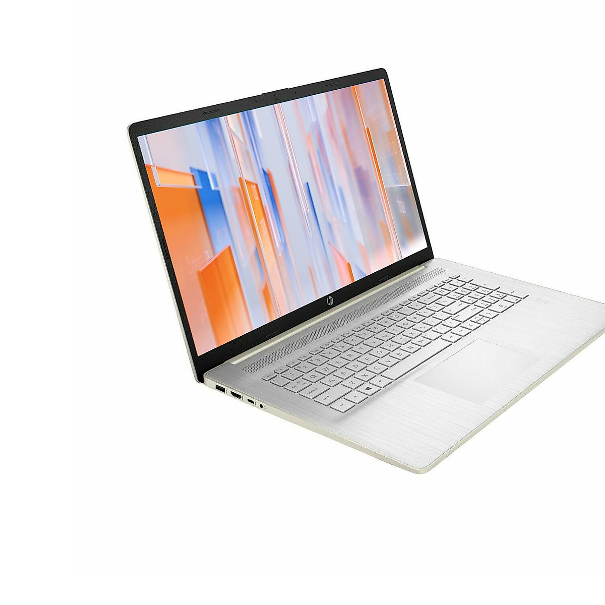 HP 17" HD+ Touchscreen Laptop, AMD Ryzen 3 5300U Processor,16GB RAM, 1TB PCIe SSD, Wi-Fi 6, Backlit Keyboard, Fingerprint Reader, HDMI, Webcam, Bluetooth, Windows 11, Pale Rose Gold