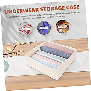 Didiseaon Underwear Closet Organizer travel storage bag travel bra organizer men’s underwear socks drawer organizer panty organizer Cosmetics Storage Container Household Underwear Case