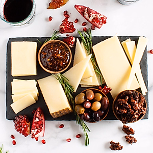 igourmet Holiday Cheese Sampler - Premium Christmas Gourmet Cheese Assortment and Sampler with Manchego, English Cheddar + More