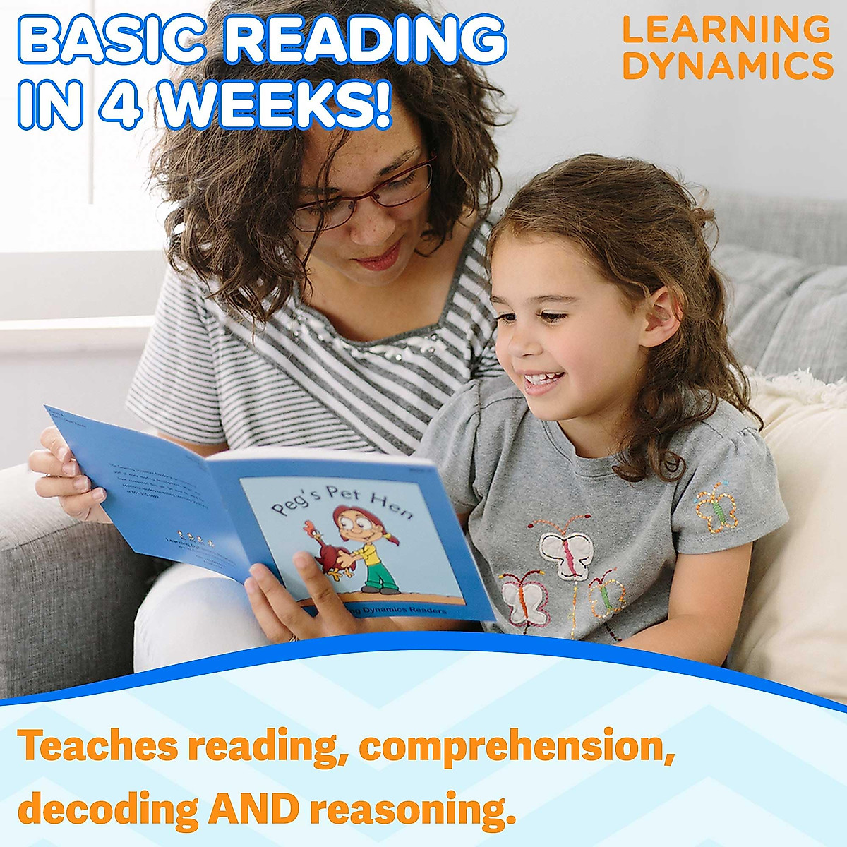 Learning Dynamics 4 Weeks to Read | Reading Program for 4 to 7 Years Old | Build Confidence with Their Own Personal Library, Includes 50 Books, Teaching Manual, Activities and Workbooks