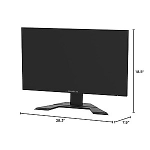 GIGABYTE M27Q 27" 165Hz 1440P -KVM Gaming Monitor, 2560 x 1440 SS IPS Display, 0.5ms (MPRT) Response Time, 92% DCI-P3, HDR Ready, FreeSync Premium, 1x Display Port 1.2, 2x HDMI 2.0, 2x USB 3.0