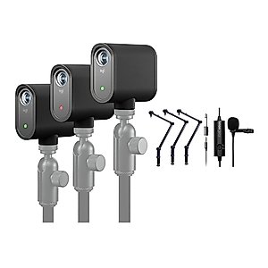 MEVO Start (3-Pack) Creator's/Podcaster's Bundle for Streaming and Recording with Studio Accessories (7 Items)