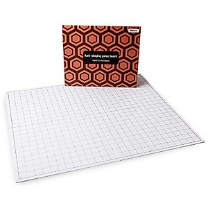 Hexers Lite Role-Playing Game Board RPG Game Mat, Compatible with Dungeons and Dragons DD D&D and Pathfinder 1 inch Squares Dry Erase, RPG Miniatures Mat or Tabletop Role-Playing Dice Map