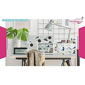 TIBAOLOVER Rectangular Kids Storage Basket Gift Basket Baby Storage Basket Cute Kids Toy Storage Bin Organizer Shelf Book Basket Room Decor(Polychrome Dinosaurs)